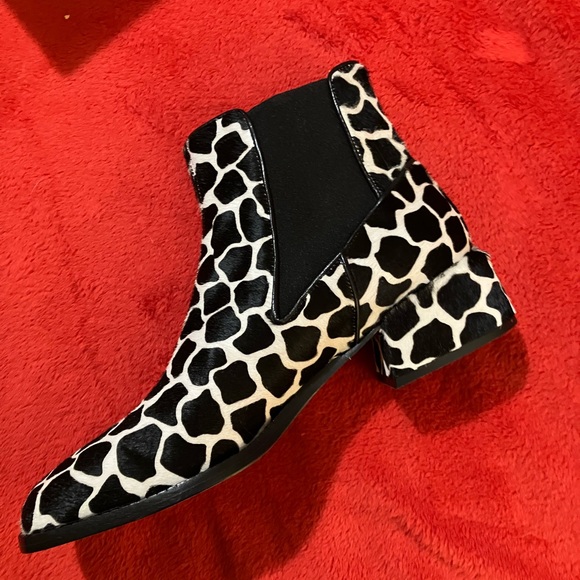 Tibi | Shoes | Tibi Giraffe Boots With Real Calf Hair | Poshmark